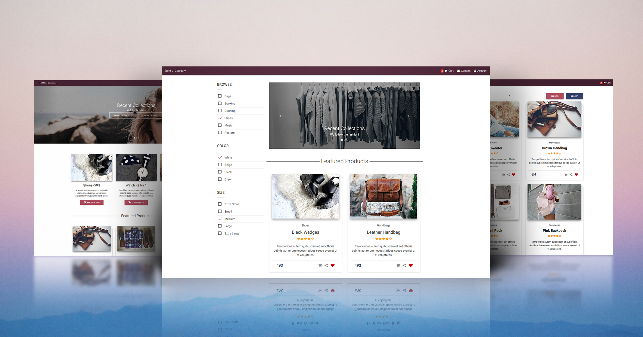 E-Commerce - MDBootstrap