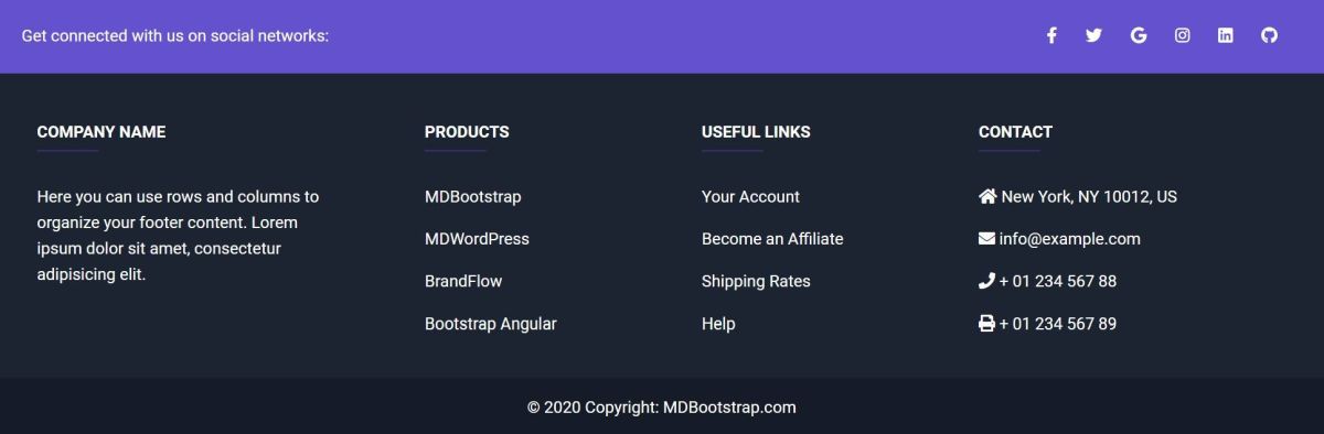 Ultimate Footer