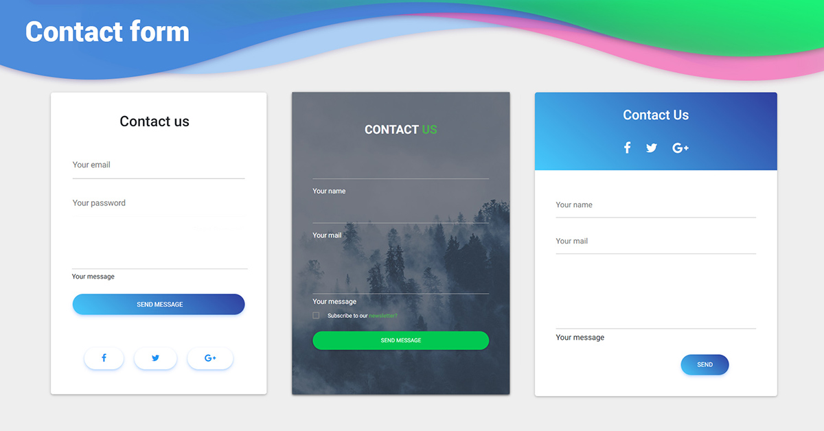 Bootstrap Contact Forms Examples Tutorial Basic Advanced Usage 