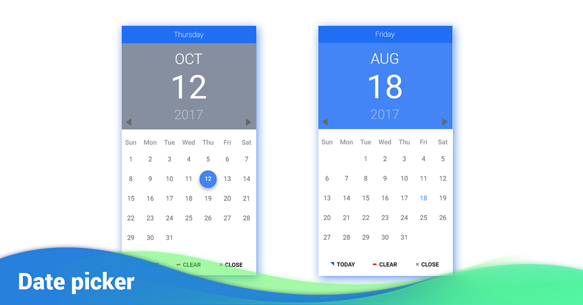 React Datepicker Bootstrap 4 Material Design Examples Tutorial 